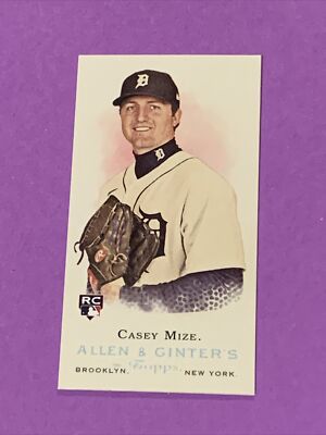 2021 Topps Allen & Gunter Casey Mize Mini Rookie Design #MRD-1 Detroit ...