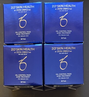 ZO Skin Health Oil Control Pads Acne Treatment 2% Salicylic Acid 60 ...
