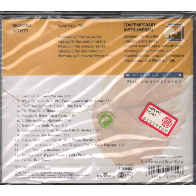 Windham Hill Sampler '96 by Various Artists (CD, Feb-1996, Windham Hill ...