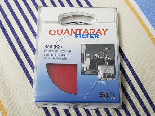 Quantaray Filter 58mm Red R2 In Original Case Made In Japan | eBay