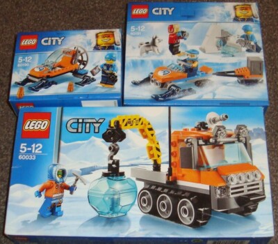 LEGO - ARCTIC EXPLORER ICE CRAWLER- ICE GLIDER & EXPLORATION TEAM SETS ...