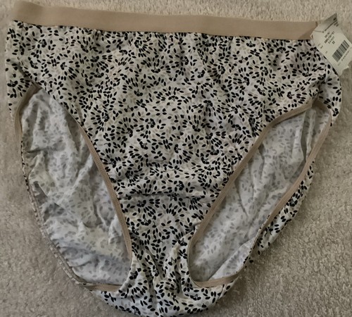 Catherines Plus Size 0X Soft Cotton Spandex Brief Panties Swirl Frappe ...