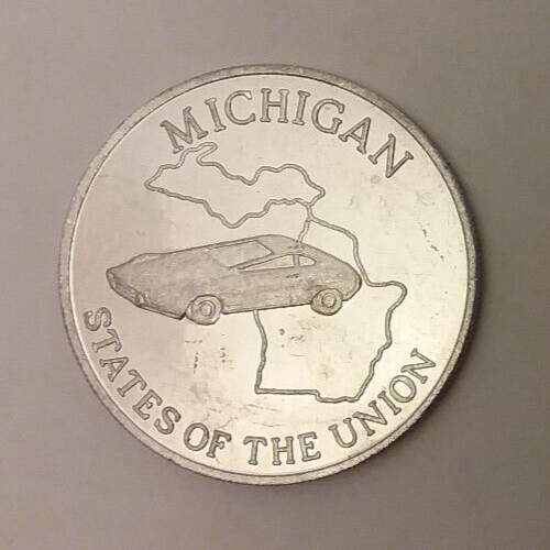 Michigan & Ohio States of The Union Aluminum Coin Medal Token 26mm | eBay