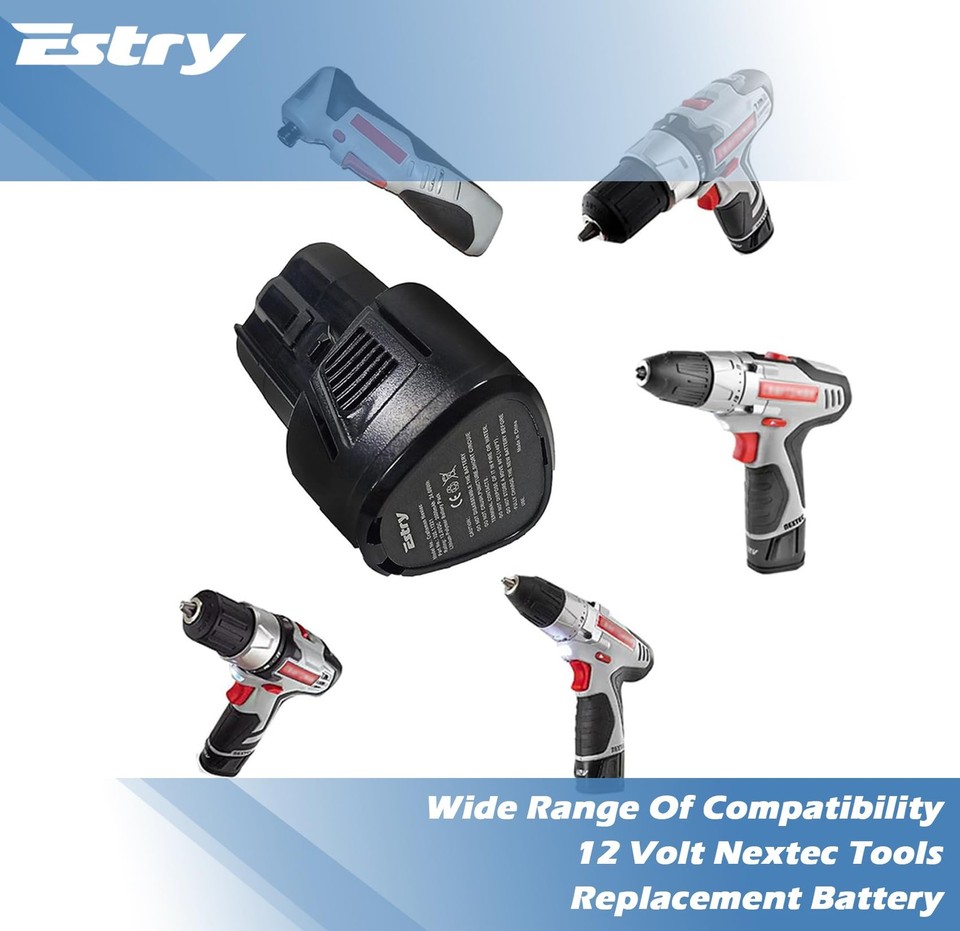 12V 2000mAh Battery for Craftsman Nextec 9-11221 11221, 320.11221 ...