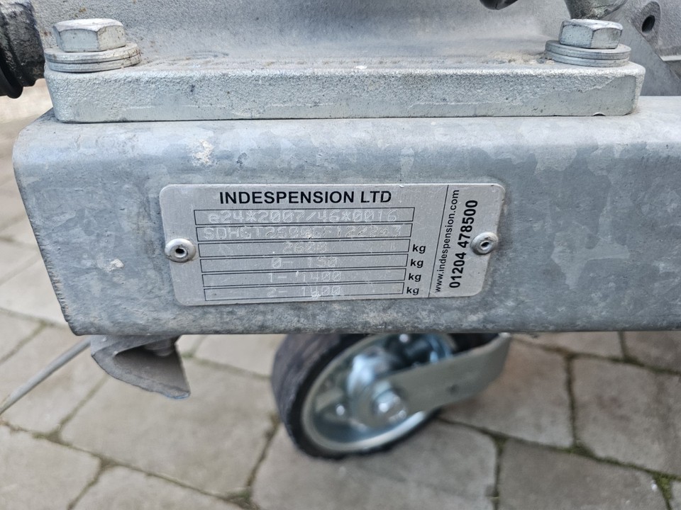 Indespension 2600kg Trailer | eBay UK
