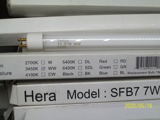 Hera SlimLite 7 Watt Replacement Bulb Warm White 3450k Model SFB7 for ...