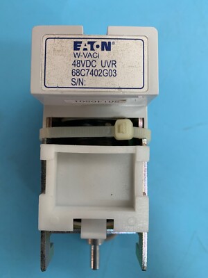 EATON 68C7402G03 W-VACI 48 V DC UVR UNDERVOLTAGE RELEASE RECONDITIONED ...