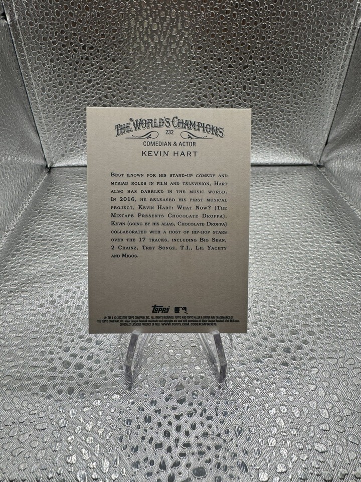 2023 Topps Allen & Ginter Kevin Hart #232 Base Comedian | eBay