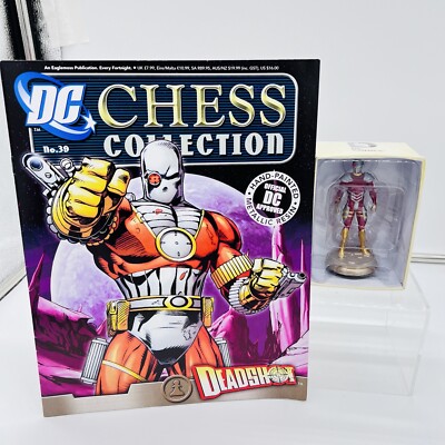 DC CHESS COLLECTION DEADSHOT FIGURINE WITH MAGAZINE EAGLEMOSS | eBay