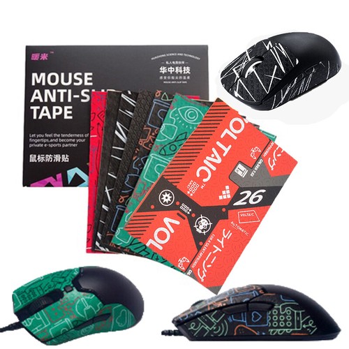 DIY Mouse Sweat Resistant Tape Pads Mouse Side Anti-Slip Stickers for ...
