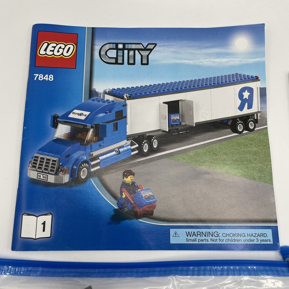 Lego City 7848 Toys R Us Truck - Complete Truck, Store, Instructions, 1 ...