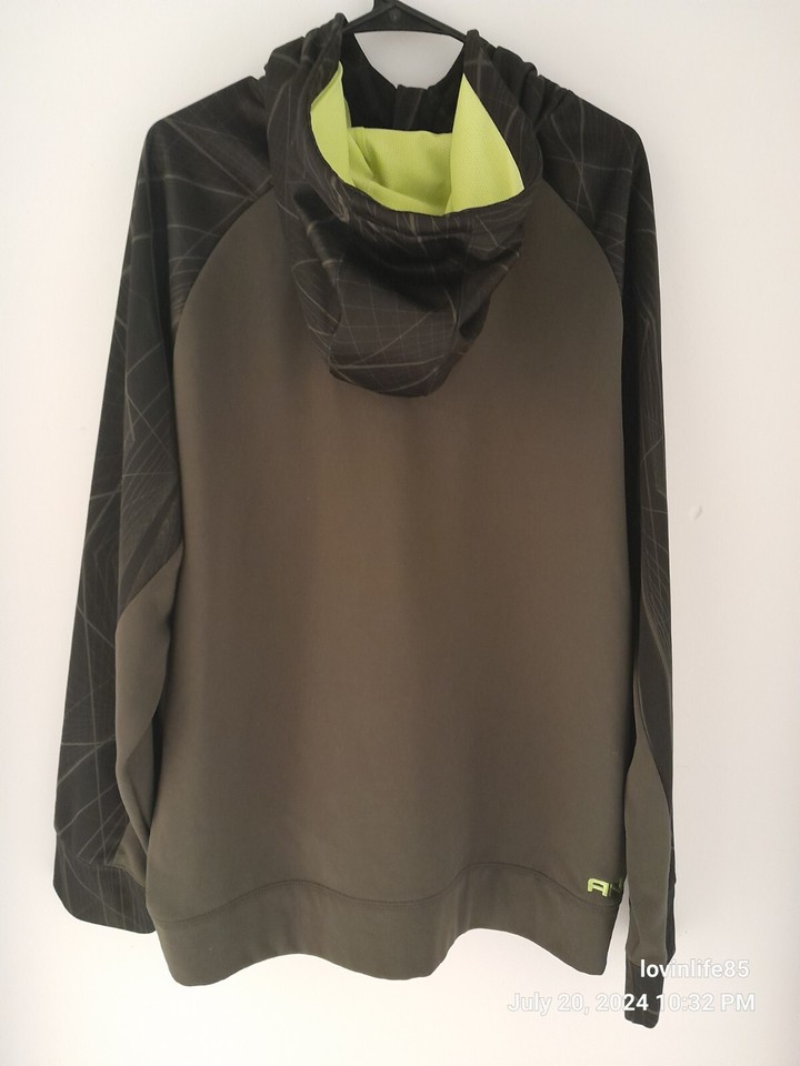 And1 Basketball Warm Up Hooded Jacket Mens 2XL Gym Coat Exercise ...