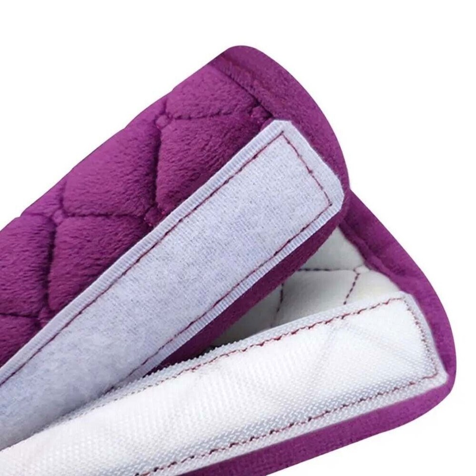 2pcs Car Interior Door Handle Cover Roof Handrail Plush Armrest Handle ...