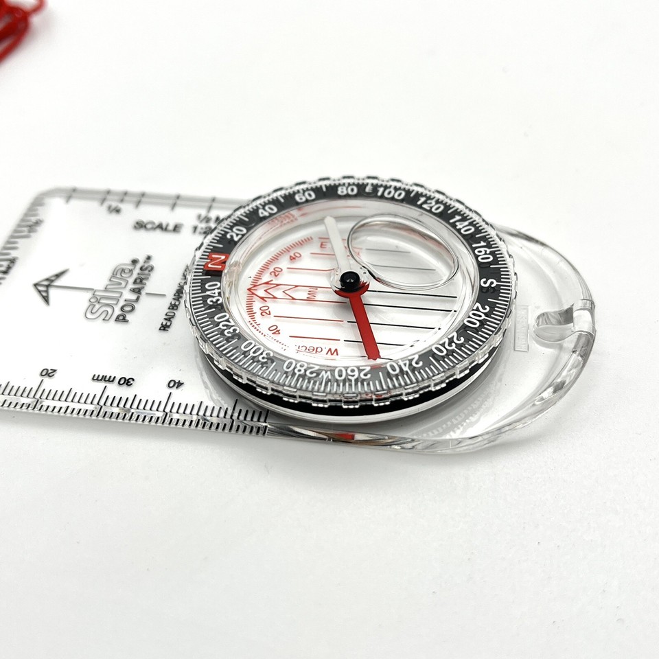 Vintage Silva Polaris Precision Transparent Compass | eBay