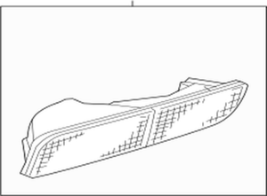 8336A101 Mitsubishi Reflector, tail lamp, lh 8336A101, New Genuine OEM ...