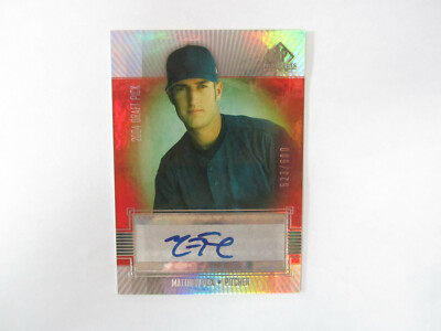 2004 Upper Deck SP Prospects # 314 Matthew Fox Autograph Signed Card ...