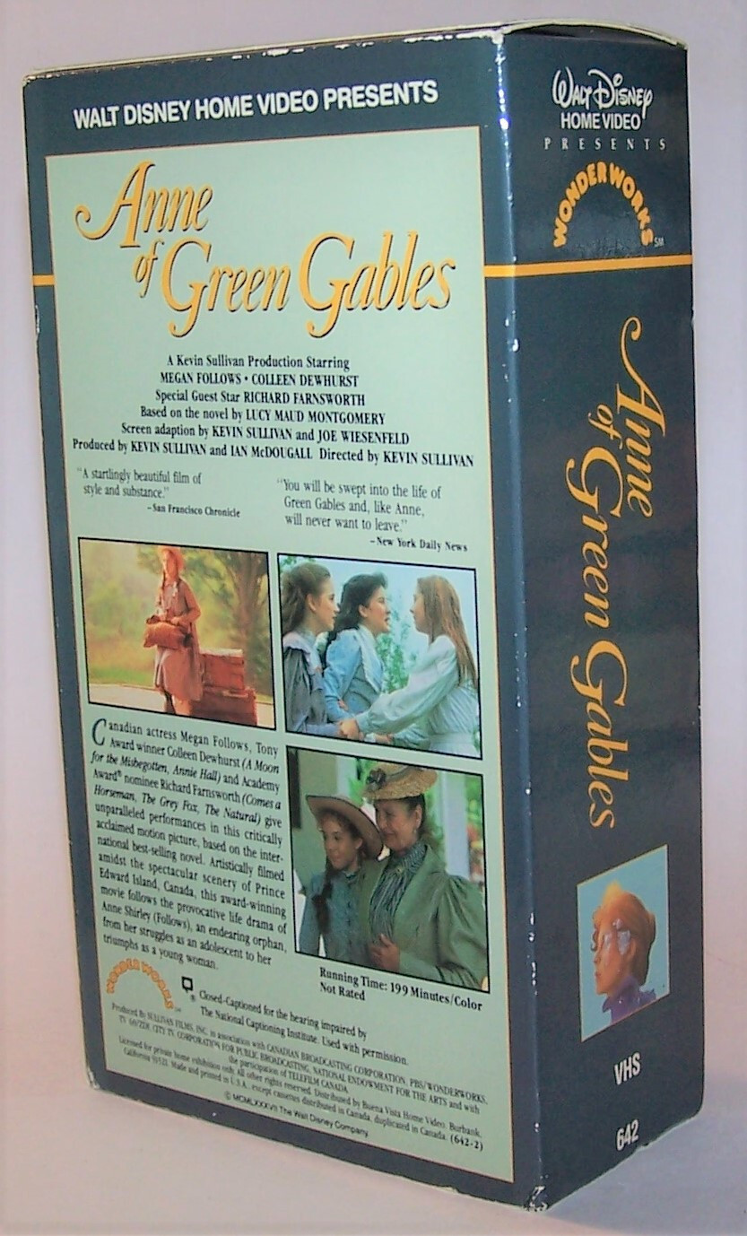 1996 Disney Anne of Green Gables VHS 2 Cassette Tape Set 12257642032| eBay