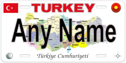 Turkey Any Name Personalized Novelty Car License Plate | eBay