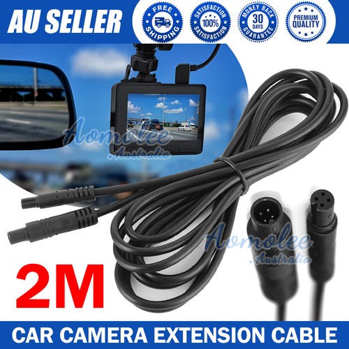 2m 4-pin Car Reverse Camera Extension Cable (GS50) Dash Rear Backup ...