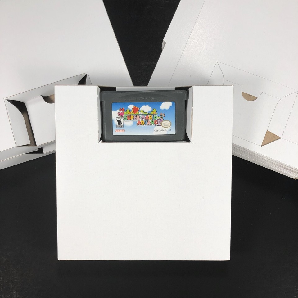 10 Game Boy ADVANCE Cardboard Tray Insert Inlay - Gameboy Advanced GBA ...