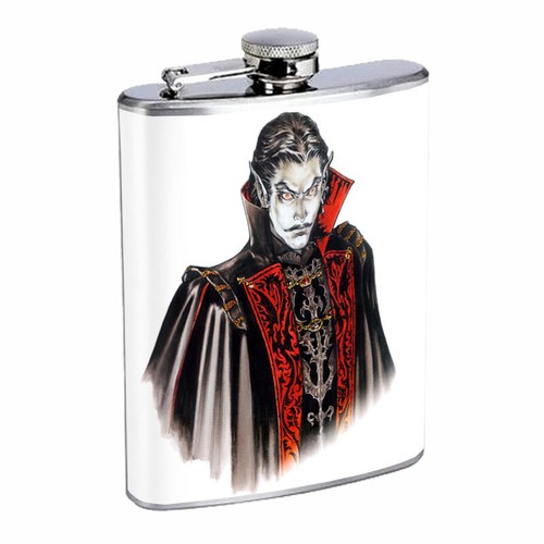Dracula Vampire D9 8oz Stainless Steel Hip Flask | eBay