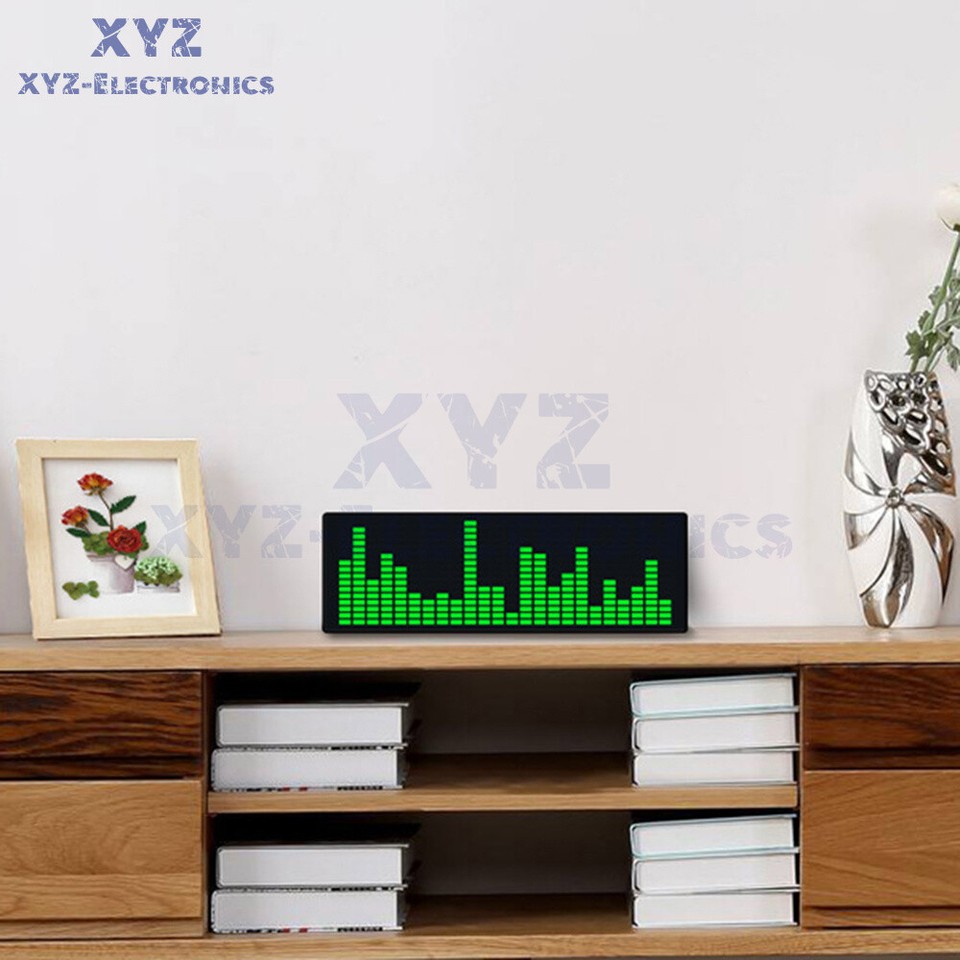 LED Music Spectrum Rhythm Display Car Audio Level Indicator Atmosphere ...
