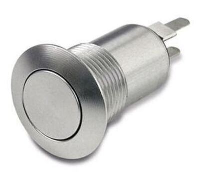 Single Pole Single Throw (SPST) Latching Push Button Switch, IP64 ...