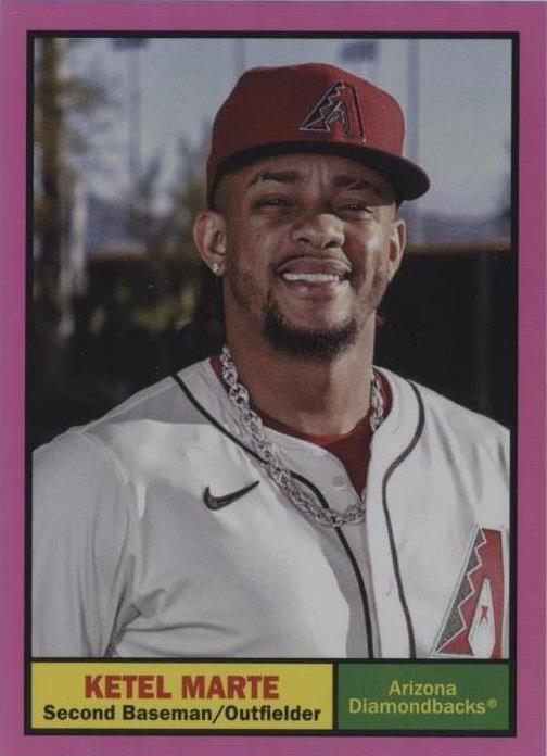 2024 Topps Archives - 1961 Topps Ketel Marte #75 Pink Foilboard for ...
