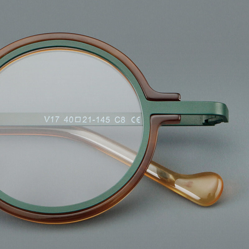 Deluxe Small Round Retro Eye Glasses Full Rim Retro Clear lenses ...