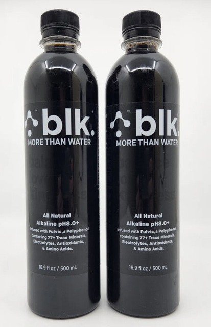 BLK Beverages Spring Water Infused With Fulvic Acid 16.9 Ounce (pack of ...