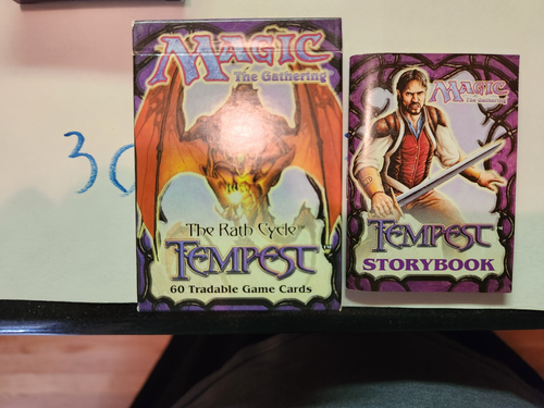 MTG *Tempest Empty Deck Box W/ Rulebook* (Used) Magic the Gathering | eBay