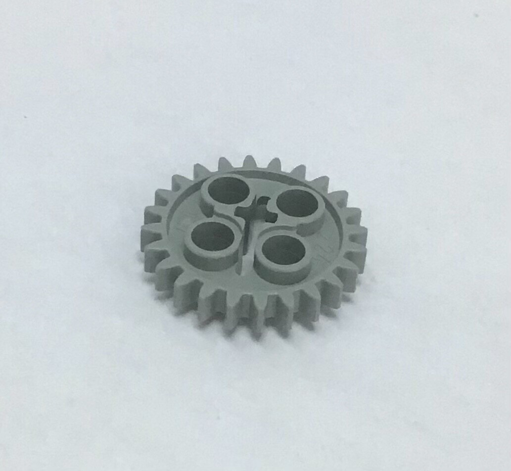 LEGO 1 Light Gray Technic, Gear 24 Tooth with 1 Axle Hole, 3648 | eBay