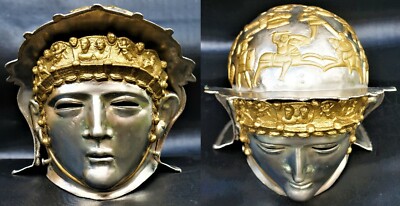 Roman Standard Bearer Signifer Ribchester Masked Sports Cavalry Helmet ...