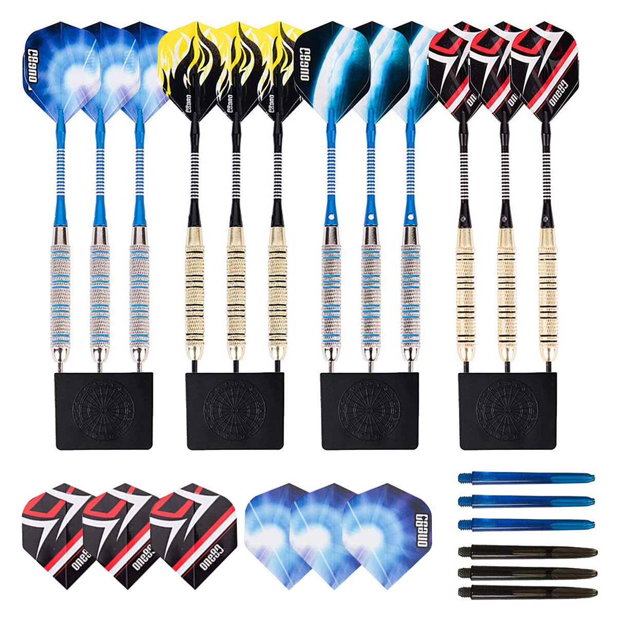 Darts-Steel Tips Darts Steel Tips Professional dart set 18 Flights +6 ...