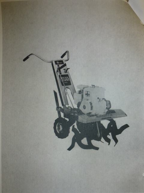 1976 WHITE ROTO BOSS 500 MODEL 990 105 FRONT TINE TILLER PARTS MANUAL ...