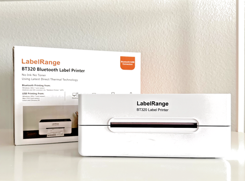 LabelRange BT320 Thermal Label Printer USB and Bluetooth Connection ...