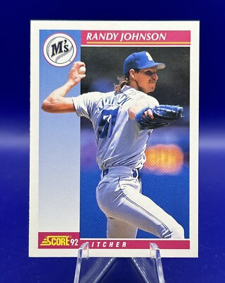 1992 Score RANDY JOHNSON #584 HOF Seattle Mariners | eBay