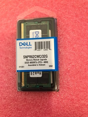 NEW SNPR62CWC/32G Dell Memory Module Upgrade 32GB PC5-4800 DDR5 SODIMM ...