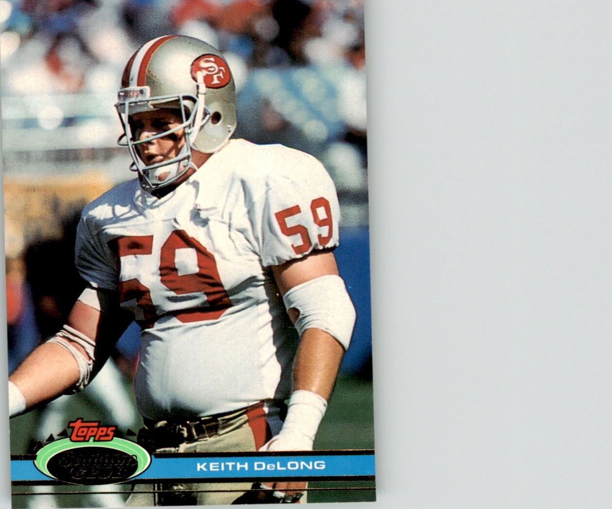 1991 Stadium Club Keith DeLong . San Francisco 49ers #419 | eBay