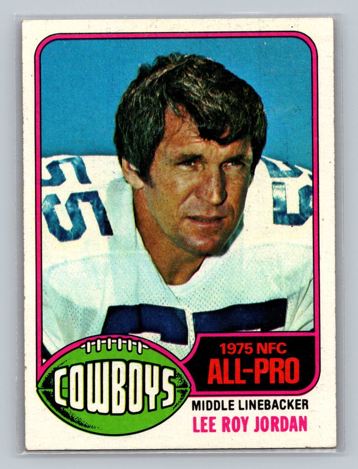 1976 Topps #490 Lee Roy Jordan All Pro Dallas Cowboys Mid Grade | eBay