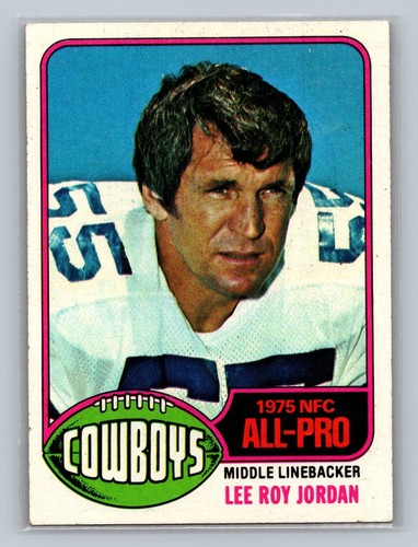 1976 Topps #490 Lee Roy Jordan All Pro Dallas Cowboys Mid Grade | eBay