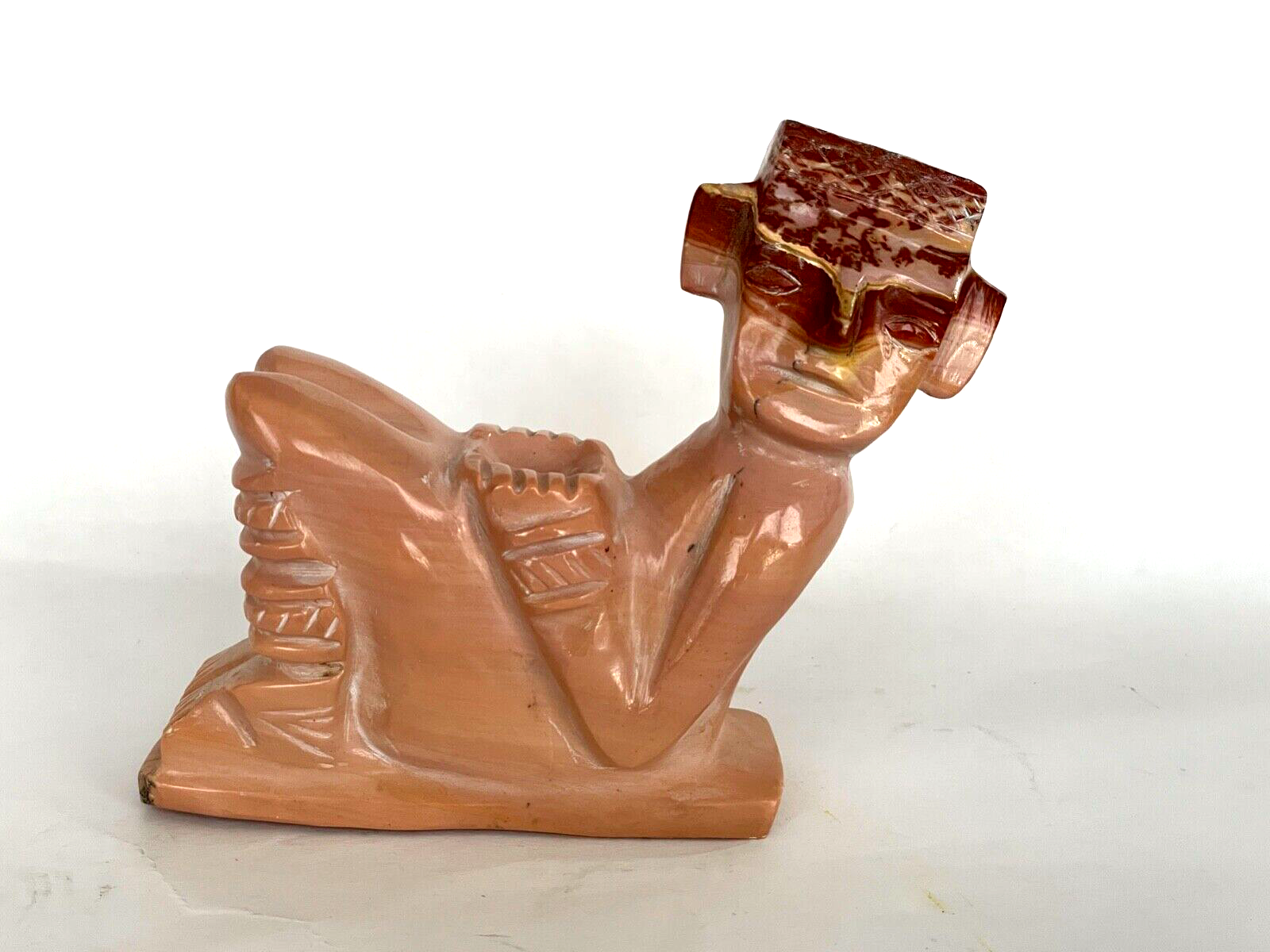 Vintage Mexican Aztec Mayan Carved Stone Chac Mool Chacmool Figure | eBay