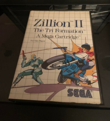 Sega Master Zillion 2 II The Tri Formation CIB Box Manuel And Cartridge ...