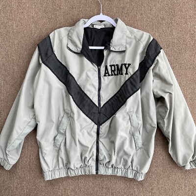 US Army PT Physical Fitness IPFU Uniform Jacket SMALL REGULAR Gray | eBay