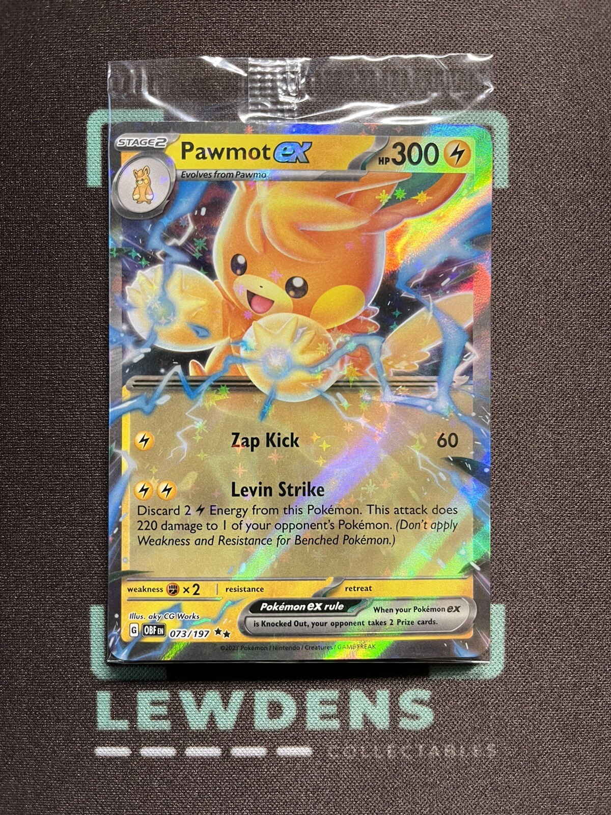 Pawmot ex - 073/197 - Adventure Chest Promo - SEALED Pokemon Card | eBay