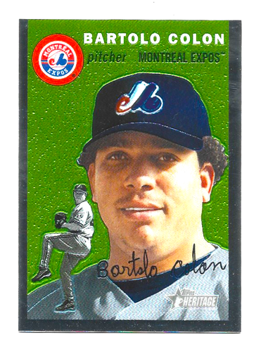 2003 Topps Heritage Chrome #/1954 Bartolo Colon Montreal Expos #THC70 ...