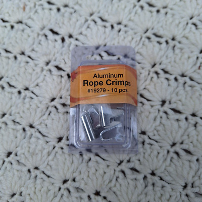 NEW SMI Aluminum Rope Crimps 1/4" - 10 Pcs | eBay