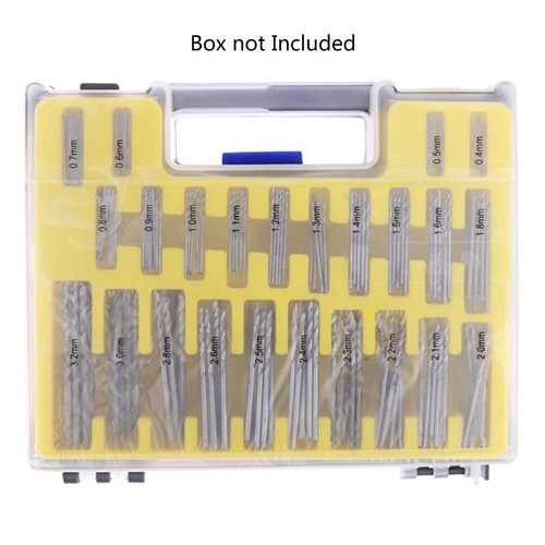 150 Pieces Mini Precision HSS Power Drill Bit Power Tools 0.4-3.2mm ...