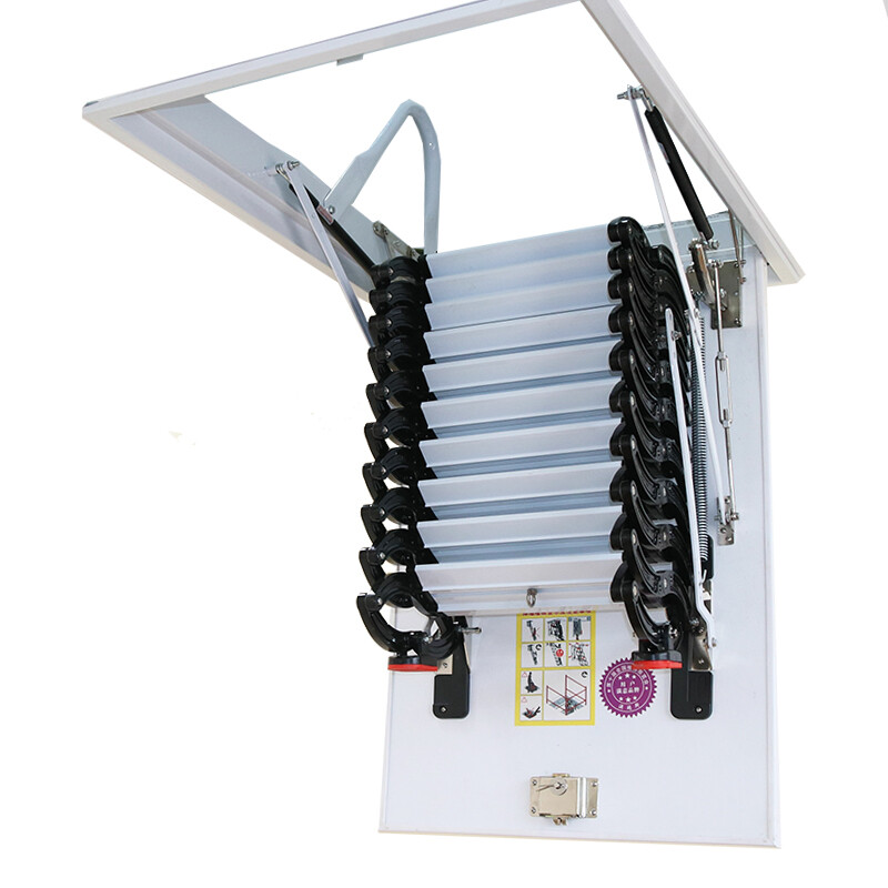 10ft Attic Ceiling Ladder 31.5x35.4 in Loft Ladder Stairs Pull Down ...