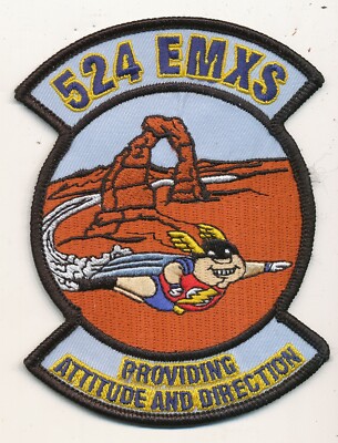 524th EMXS flying hero comic patch US Air Force USAF | eBay